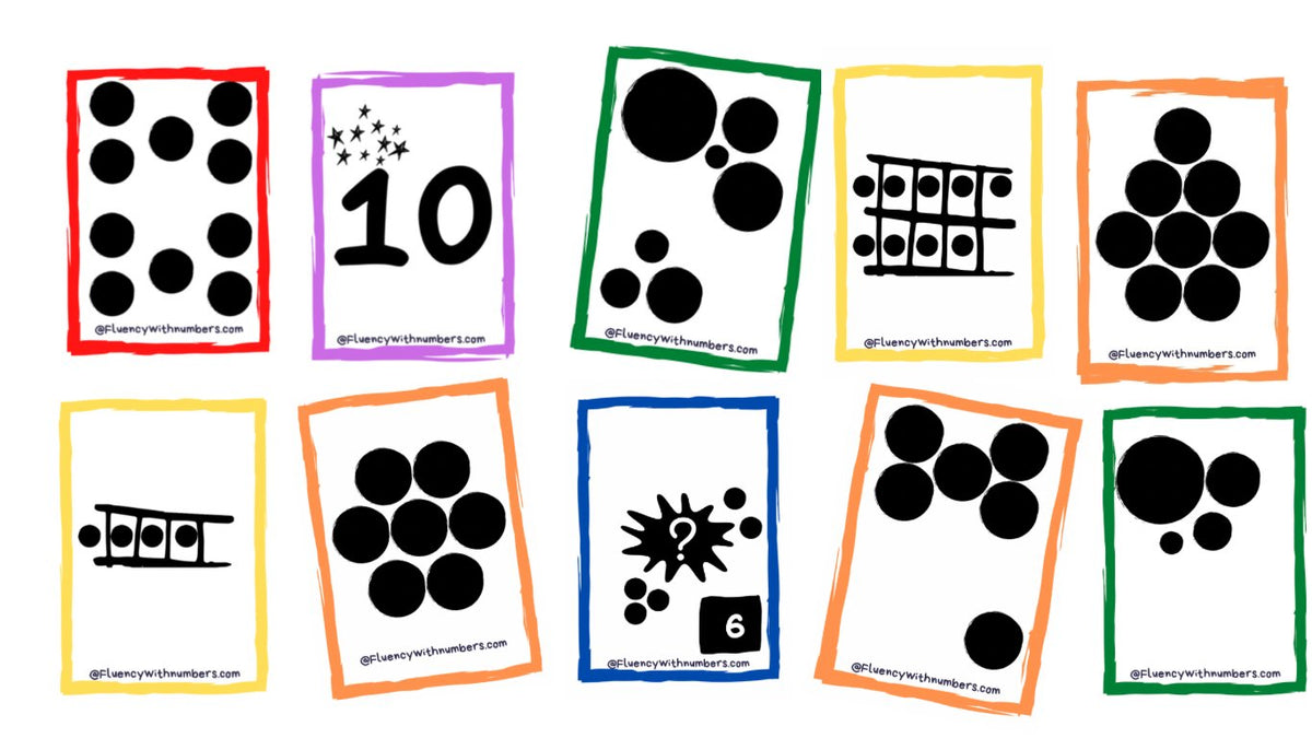 Subitising to 5 and subtitising to 10 – Fluency with Numbers